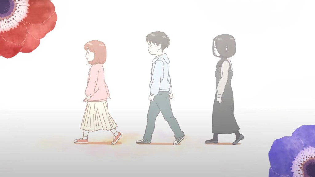 "Garden of Remembrance" Main Visual Showing "Us" Wrapped in Anemones