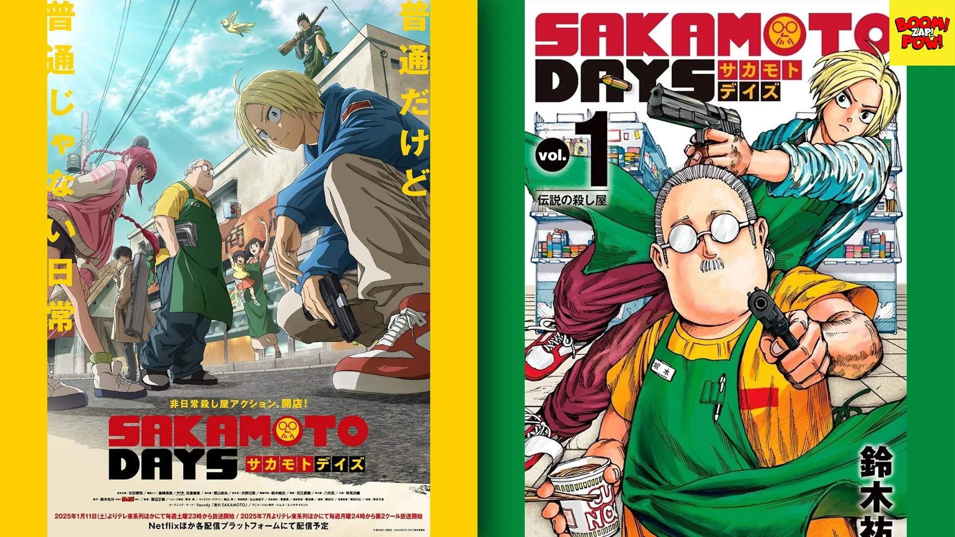 Sakamoto Days Anime vs. Manga Comparison